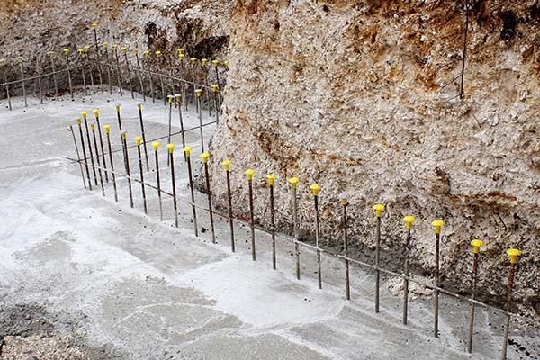 Block Wall Footing, Walsh Civil Services, LLC
